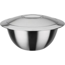 GSW Thermobeh&auml;lter doppelwandig, mit Deckel silber Edelstahl &Oslash; 22cm