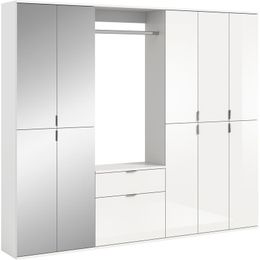 Home Affaire Garderoben-Set &raquo;TRONDHEIM, 6-teilig, Breite 213cm, individuell platzier- & erweiterbar&laquo; Set, bestehend aus: 3x Garderobenschrank & 3-tlgs