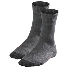 Falke Socken Damen Gr&ouml;&szlig;e 39/40 grau / anthrazit / graumeliert