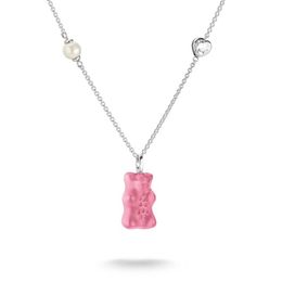 Thomas Sabo Damen Thomas Sabo Kette mit Anh&auml;nger &raquo;Thomas Sabo x HARIBO: Kette mit Goldb&auml;r&laquo; mit Kristallglas, Zirkonia (synth.) - mit 