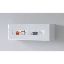 OTTO home H&auml;ngevitrine &raquo;Toledo,Breite 131 cm trendige Glasvitrine mit dekorative MDF-Front&laquo; Vitrine mit Glasfront, ohne Beleuchtung, viel Stauraum 