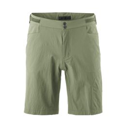 Gonso Herren Fahrradhose "Adventure Shorts M", gr&uuml;n, Gr. XXL, 90% Polyamid, 10% Elasthan, Hosen, Herren Radhose mit einkn&ouml;pfbarer Radunterhose mit