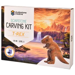 buttinette Speckstein-Set "Dinosaurier T-Rex"