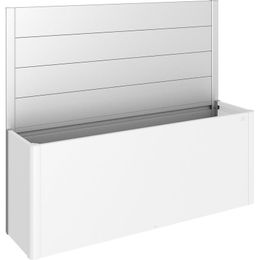 BioHort Sichtschutzelement f&uuml;r Hochbeet DaVinci silber Stahlblech H/L: 91cm x 2,01m
