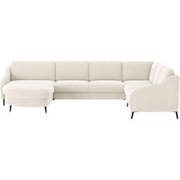 Sit & More sit&more Wohnlandschaft &raquo;Soul U-Form&laquo; wahlweise mit Schlaffunktion und Schubkasten beige 100% Polyester B/H/T: 372cm x 90cm x 227cm, Luxus-Microfaser 