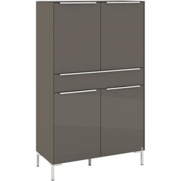 set one by Musterring Highboard &raquo;Reno&laquo; 1 Stk. tlg. Mit Winkelfu&szlig; in diversen Farben, 154 cm H&ouml;he & Farbauswahl Glas, Holzwerkstoff B/H/T: 92cm x 154cm