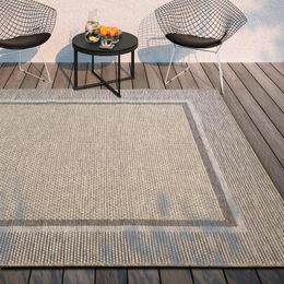 Villeroy & Boch Teppich &raquo;Luitwin&laquo; rechteckig 8 mm H&ouml;he In-& Outdoor, Flachgewebe, wetterfest, Terrasse, Balkon, natur, modern braun Polypropylen B : 155cm 1 Stk., 8mm