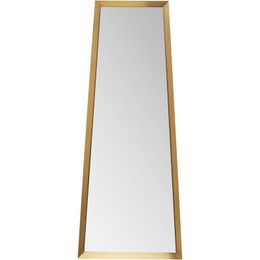 KARE Wandspiegel &raquo;Wandspiegel Arezzo Brass&laquo; gold Glas, Stahl B/H/T: 65cm x 160cm x 6,5cm