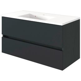 Welltime Waschtisch &raquo;Baabe&laquo; Breite 100 cm grau B/H/T: 100cm x 55cm x 46cm