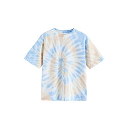 next T-Shirt Jungen Gr&ouml;&szlig;e 158 camel / himmelblau / offwhite