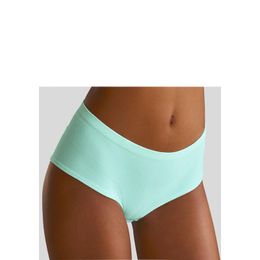 Lascana Damen Lascana Hipster aus angenehm weicher Baumwolle blau 48/50
