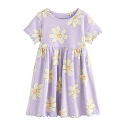 Next Kleid M&auml;dchen Gr&ouml;&szlig;e 68 elfenbein / safran / flieder