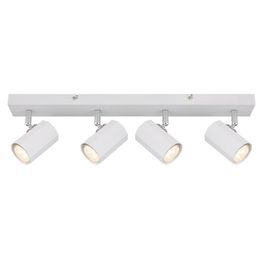 Globo LIGHTING Deckenstrahler &raquo;JAMES&laquo; GU10 1 Stk. Deckenspot/Wohnzimmer/Flur/Schlafzimmer wei&szlig; &Oslash; 6cm H: 53cm, 1 Stk.
