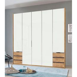 wimex Kleiderschrank &raquo;Level by fresh to go&laquo; mit vollfl&auml;chigen Glast&uuml;ren braun B/H/T: 250cm x 216cm x 58cm, Schubladen: 6 Stk. T&uuml;ren: 5 Stk.