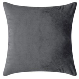 Pad Dekokissen &raquo;Elegance&laquo; Design als Basic, aus Samt, elegante Optik grau Polyester B/L: 40cm x 40cm, 1 Stk.