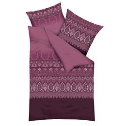 Kaeppel Bettw&auml;sche &raquo;Opulence&laquo; 2 Stk. Paisleymuster lila Mako-Satin, Obermaterial: 100% Baumwolle B/L: 155cm x 220cm, 1 Stk., 1 Stk., Mako-Satin, B/L: 80cm x 