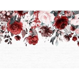Livingwalls living walls Fototapete &raquo;Designwalls Mural 2&laquo; glatt Vlies, Wand, Schr&auml;ge, Decke bunt Vlies B/L: 3,5m x 2,55m