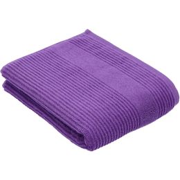 Vossen Badetuch &raquo;Tomorrow&laquo; lila Webfrottier, Baumwolle B/L: 67cmx140cm, 1 Stk., Webfrottier