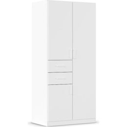 Rauch Dreht&uuml;renschrank &raquo;Kleiderschrank Schrank Garderobe MAIKA mit Dekor-Front&laquo; 2 Schubladen, in verschiedenen Breiten, H&ouml;hen, Farben, MADE IN GERMANY