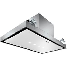 Siemens Deckenhaube &raquo;LR97CBS20&laquo; Serie iQ500 Leiser & starker iQdrive-Motor & automatische Filter-Erinnerung silber Erkennt Dampf und Ger&uuml;che und passt
