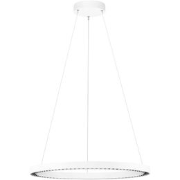 NOVA LUCE Pendelleuchte &raquo;DEOS&laquo; LED-Modul 1 Stk. Warmwei&szlig; wei&szlig; 1, &Oslash; 65cm H: 300cm, 1 Stk.