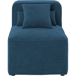 Home Affaire Sofa-Mittelelement &raquo;Sundstrup&laquo; Modulserie, individuelle Zusammenstellung blau 100% Polyester Struktur weich