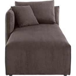 OTTO home Ottomane &raquo;N&ouml;re&laquo; Modul - zum Zusammenstellen; in vielen Bezugsqualit&auml;ten und Farben braun 92% Polyester, 8% Polyamid B/H/T: 90cm x 86cm x 