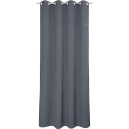 Tom Tailor HOME Vorhang &raquo;Dove Signature&laquo; &Ouml;sen 1 Stk. tlg. blickdicht grau Polyester 250cm, &Ouml;sen, 140cm