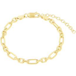 Amor Damen Charm-Armband &raquo;2038570, 2038571&laquo; gold 20cm, Silber 925 (Sterlingsilber)