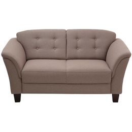 2-Sitzer OTTO HOME, B:166cm H:89cm T:90cm, beige, Struktur fein (100% Polyester);Flachgewebe (100% Polyester);Luxus-Microfaser (90% Polyester, 10%