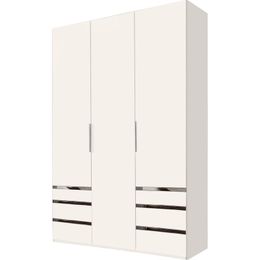 wimex Kleiderschrank &raquo;Level by fresh to go&laquo; mit Schubladen wei&szlig; B/H/T: 150cm x 216cm x 58cm, T&uuml;ren: 3 Stk.