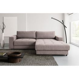 WERK2 Ecksofa &raquo;Indiana 270 x 182 cm inkl. Bettfunktion & Bettkasten modern und bequem&laquo; Luxus-Microfaser weich ENJOY NEW, L-Form, XXL, Schlaffunktion 