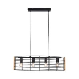 JUST LIGHT Pendelleuchte &raquo;DRAIN&laquo; E27 1 Stk. ExklusiveE27 schwarz 4, 1 Stk.
