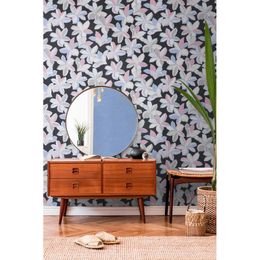Livingwalls living walls Vliestapete &raquo;House of Turnowsky Designertapete Floral&laquo; leicht gl&auml;nzend matt glatt Blumentapete Tapeten Wohnzimmer Schlafzimmer K&uuml;che 