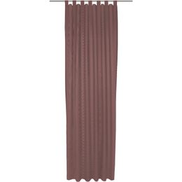 Adam Vorhang &raquo;Uni Collection light&laquo; Schlaufen 1 Stk. tlg. aus 100% Bio-Baumwolle rot Baumwolle (Bio-Baumwolle) 195cm, Schlaufen, 142cm