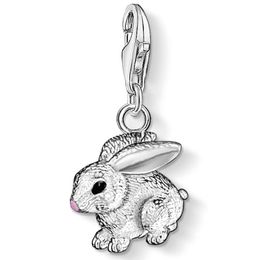 Thomas Sabo Damen Thomas Sabo Charm-Einh&auml;nger &raquo;Hase&laquo; rosa Einheitsgr&ouml;&szlig;e