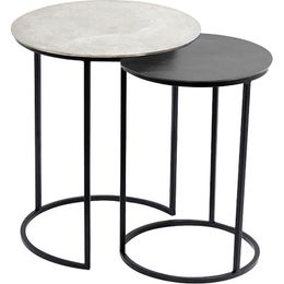 PAROLI Beistelltisch schwarz B/H/T: 42cm x 51cm x 42cm