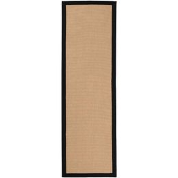 CarpetFine Sisalteppich &raquo;Sisal , auch als L&auml;ufer erh&auml;ltlich&laquo; rechteckig 5 mm H&ouml;he mit farbiger Bord&uuml;re, Anti Rutsch R&uuml;ckseite, viele Gr&ouml;&szlig;en, 