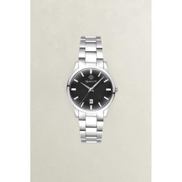 Gant Herren Quarzuhr &raquo;Taunton&laquo; Armbanduhr, Herrenuhr, Edelstahlarmband, analog, Tag silber Einheitsgr&ouml;&szlig;e