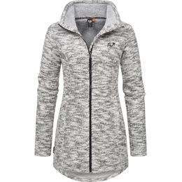 Ragwear Fleecejacke 'Miram' Damen Gr&ouml;&szlig;e XXL grau / taupe / hellgrau