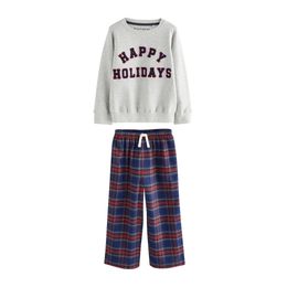 next Pajamas boy size 110 Navy / Grey / Red