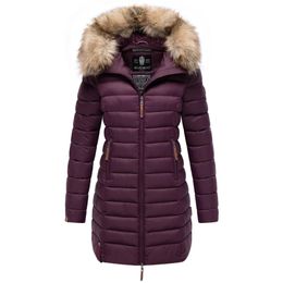 Marikoo Mantel 'Rose' Damen Gr&ouml;&szlig;e M aubergine / violettblau