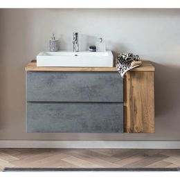 Welltime Waschtisch &raquo;S&ouml;lden&laquo; grau B/H/T: 105cm x 65,5cm x 47cm