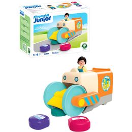 Playmobil Konstruktions-Spielset &raquo;Spa&szlig;iges M&uuml;llsammelfahrzeug (71774), Junior&laquo; Made in Europe bunt Einheitsgr&ouml;&szlig;e Konstruktions-Spielset