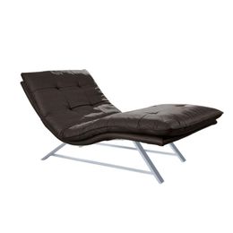 W.Schillig Relaxliege &raquo;daily dreams&laquo; in Waffelkissen-Optik, wahlweise mit Motor, Kufengestell, in 2 Breiten braun Longlife Xtra-Leder Z59: Glattleder 