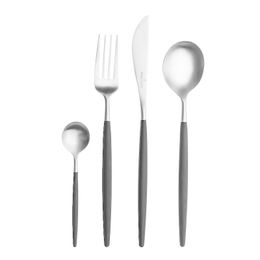 Besteck-Set &raquo;Franzi, im Geschenkkarton, wahlweise als 24- oder 30-teiliges Set&laquo; modernes und au&szlig;ergew&ouml;hnliches Design schwarz Chromnickelstahl 18/10 