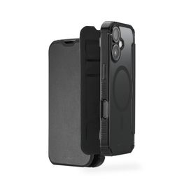 Hama Smartphone-H&uuml;lle "Handytasche &bdquo;Extreme Protect&ldquo; f&uuml;r iPhone 17 (f&uuml;r MagSafe, sto&szlig;fest)", Smartphones, schwarz, H&uuml;llen, Sturzsicher, kratzfest,