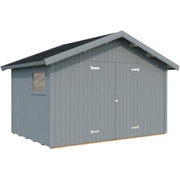 Palmako Ger&auml;tehaus &raquo;Nils&laquo; grau Massivholz Einheitsgr&ouml;&szlig;e