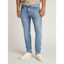 Calvin Klein Jeans Herren Slim-fit-Jeans &raquo;SLIM TAPER&laquo; Coinpocket, Logostickerei blau 30, L&auml;nge 34