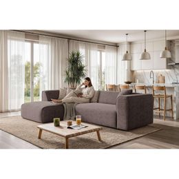 OTTO home Ecksofa &raquo;Merid L-Form, Sofa-Fix, B: 254 cm - OTTO. Verl&auml;ssliche Qualit&auml;t.&laquo; Ottomane rechts/links, belastbar bis 460kg, nicht modulare Sofa 